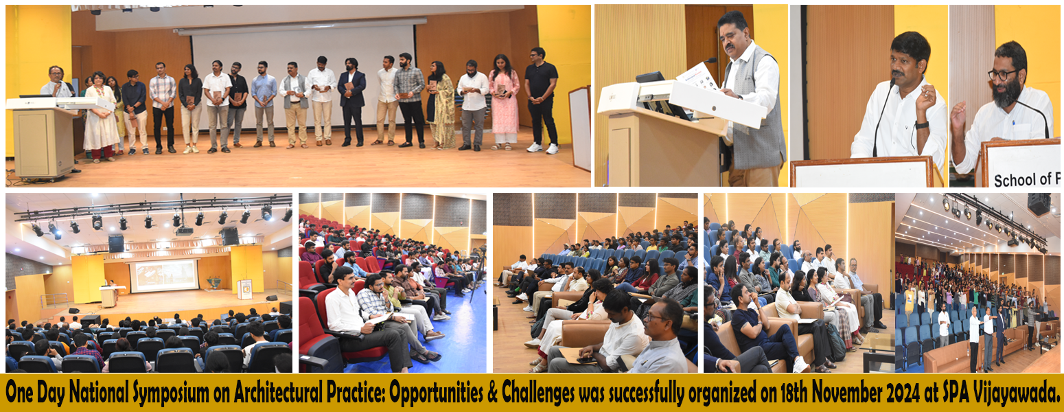 School of Planning and Architecture, Vijayawada (SPAV) | Official Website