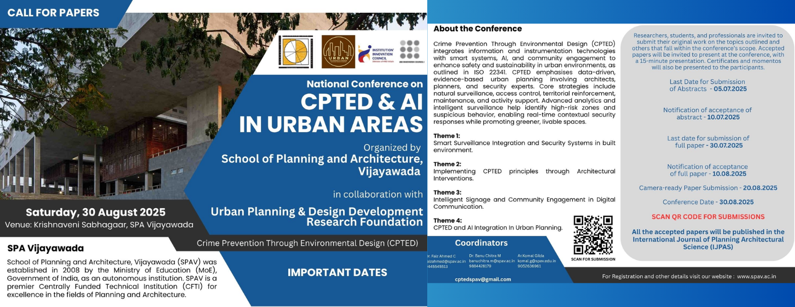 School of Planning and Architecture, Vijayawada (SPAV) | Official Website